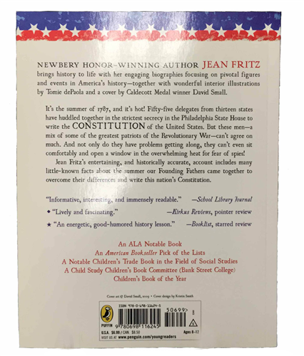 Shh! We're Writing the Constitution by Jean Fritz.