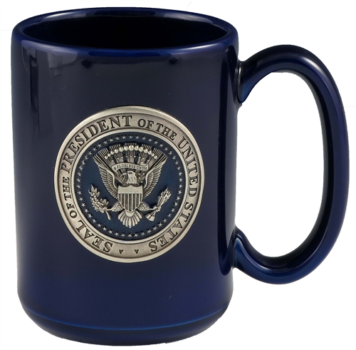 Presidential Seal | Mug | Pewter | Coffee | Collectible | political ...