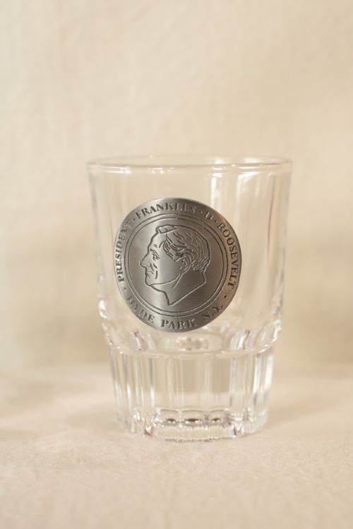 FDR Pewter Medallion Shot Glass
