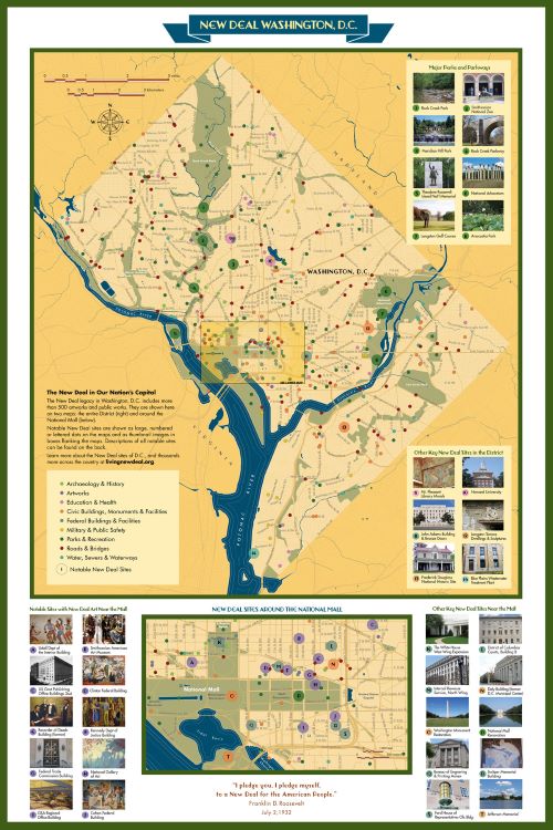 Map and Guide WPA in D.C.