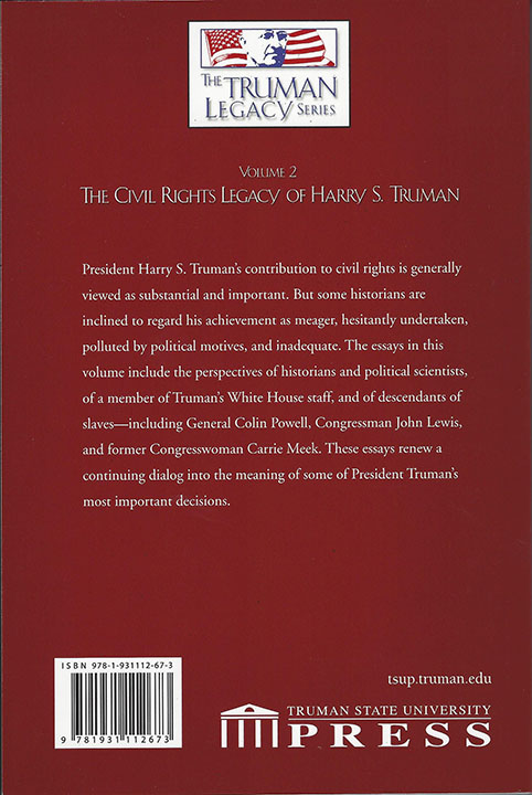 The Civil Rights Legacy of Harry S.Truman (The Truman Legacy Series)