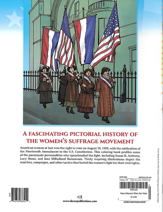 How Women Won the Vote Coloring Book