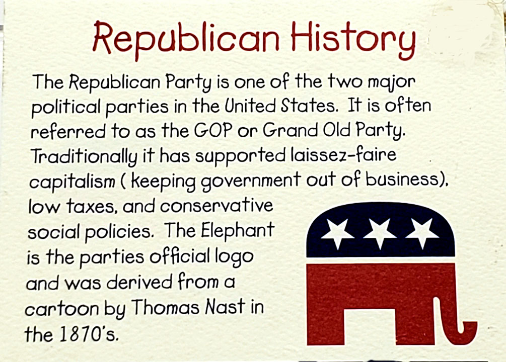 Republican Elephant Cookie Cutters