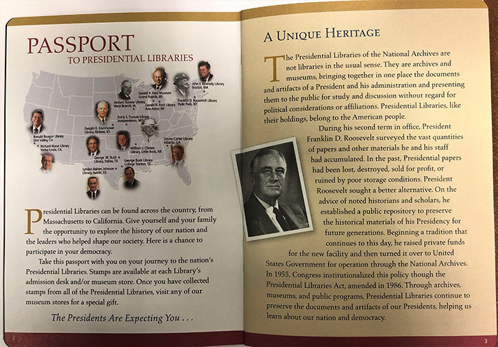 Presidential Libraries Passport