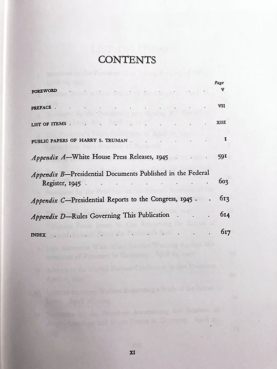 Public Papers of the Presidents of the United States: Harry S. Truman ...