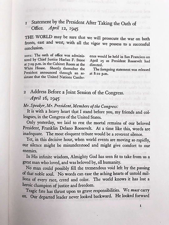 Public Papers of the Presidents of the United States: Harry S. Truman ...